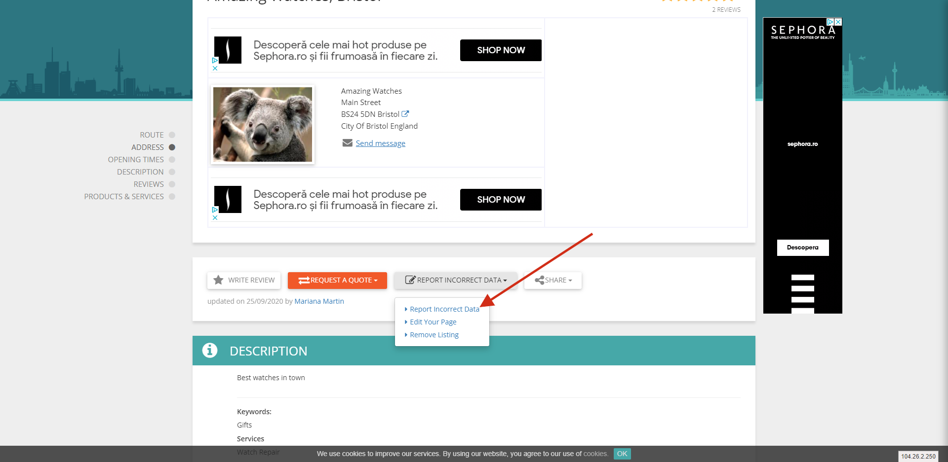 FAQs for Cylex Local Search